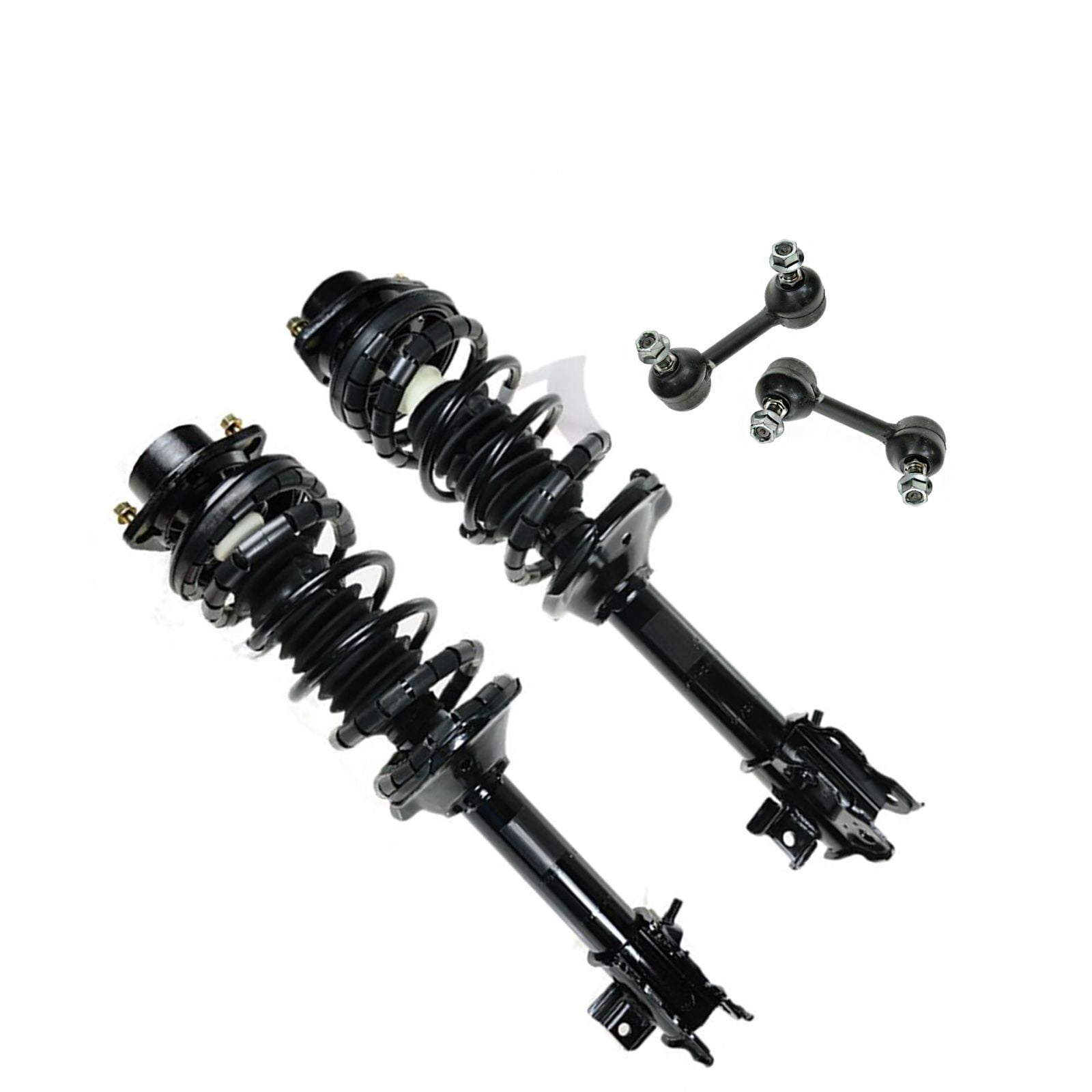 4 Piece Rear Suspension Kit - Complete Strut & for Spring Assembly ...