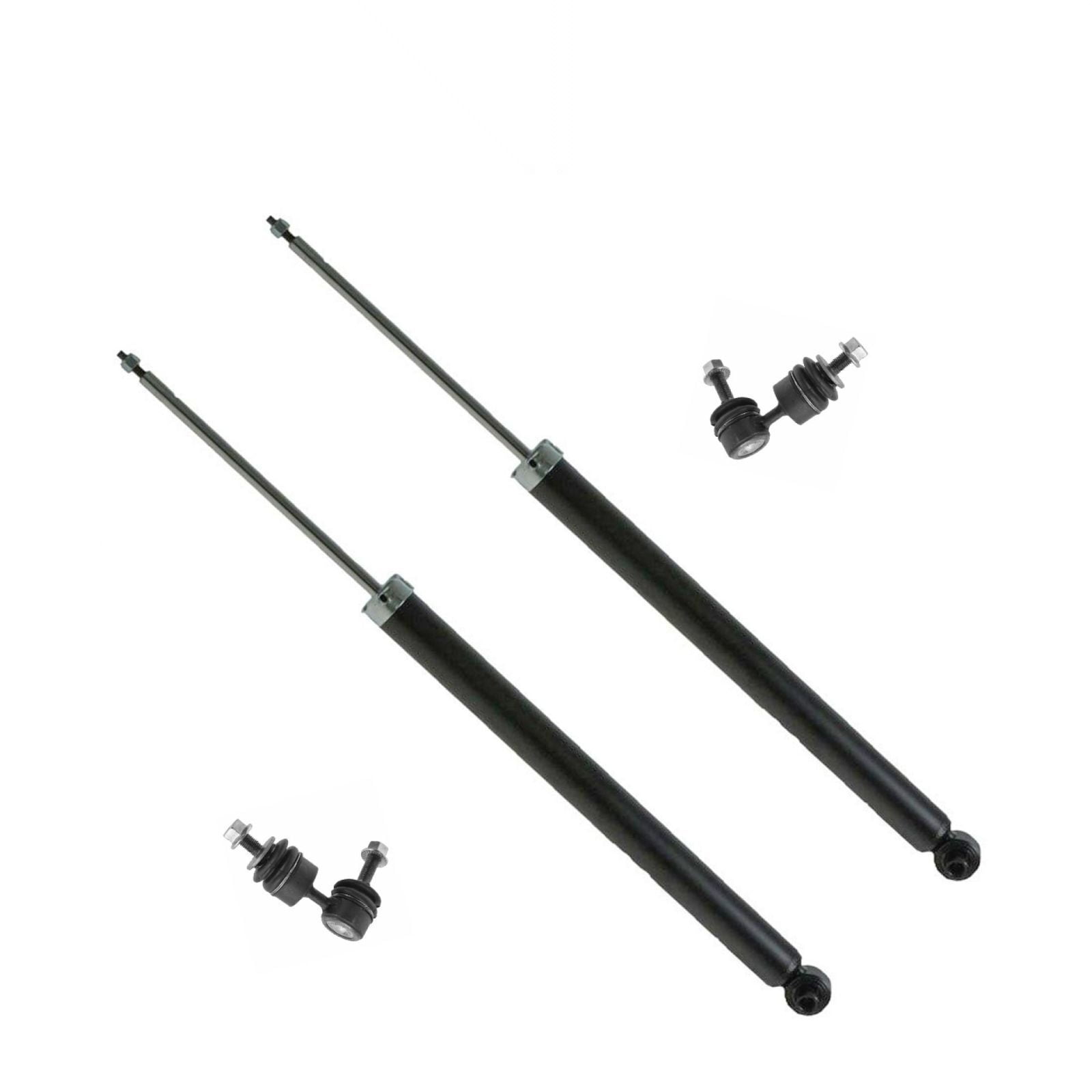 4 Piece Rear Suspension Kit Shock Absorbers w/ Sway Bar End s for Mazda ...