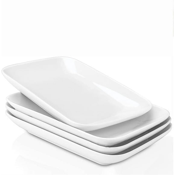 White Rectangular Plate