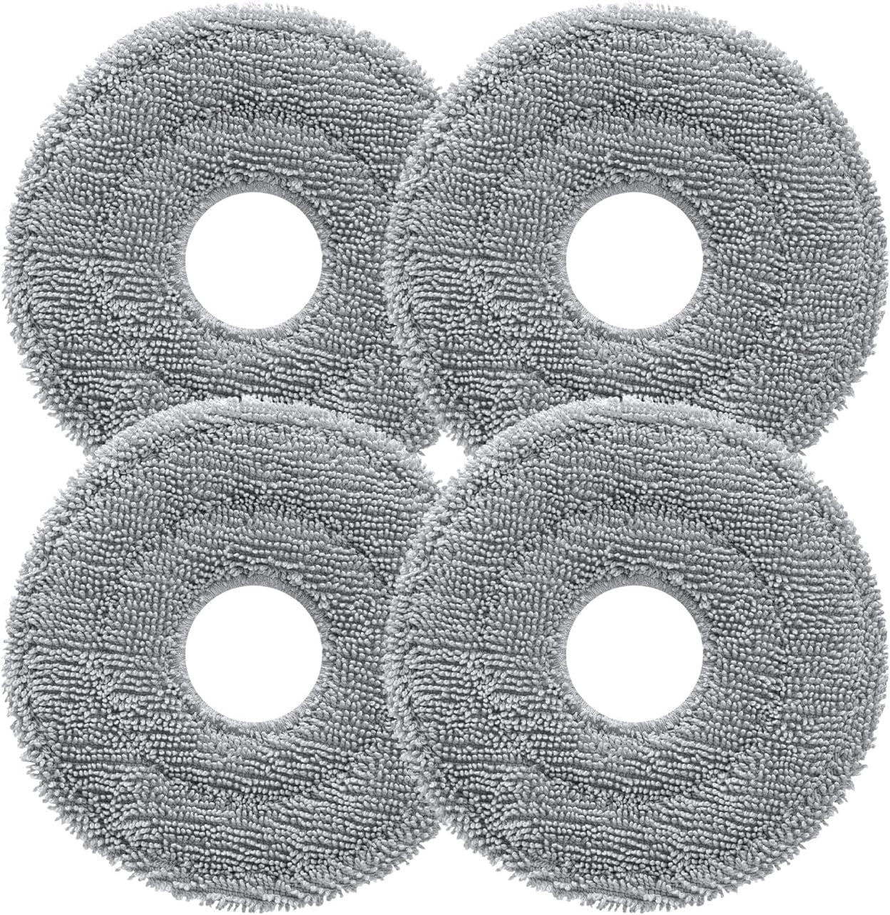 4 Piece Rotating Mop Cloth Replacement Compatible With Roborock Saros ...
