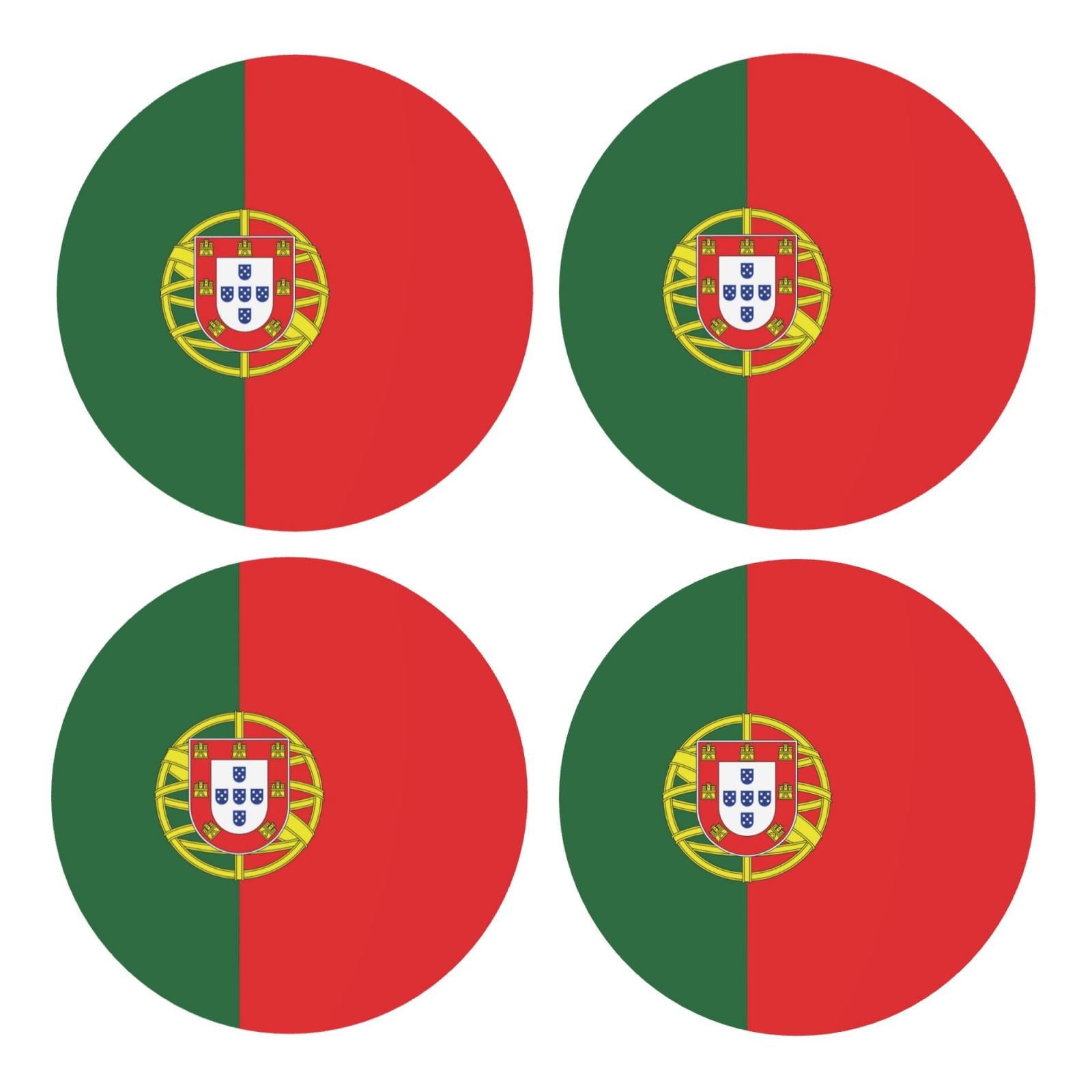 4 Piece Round Mdf Cork Coaster 3.9in Lightweight Durable Easy To Clean ...