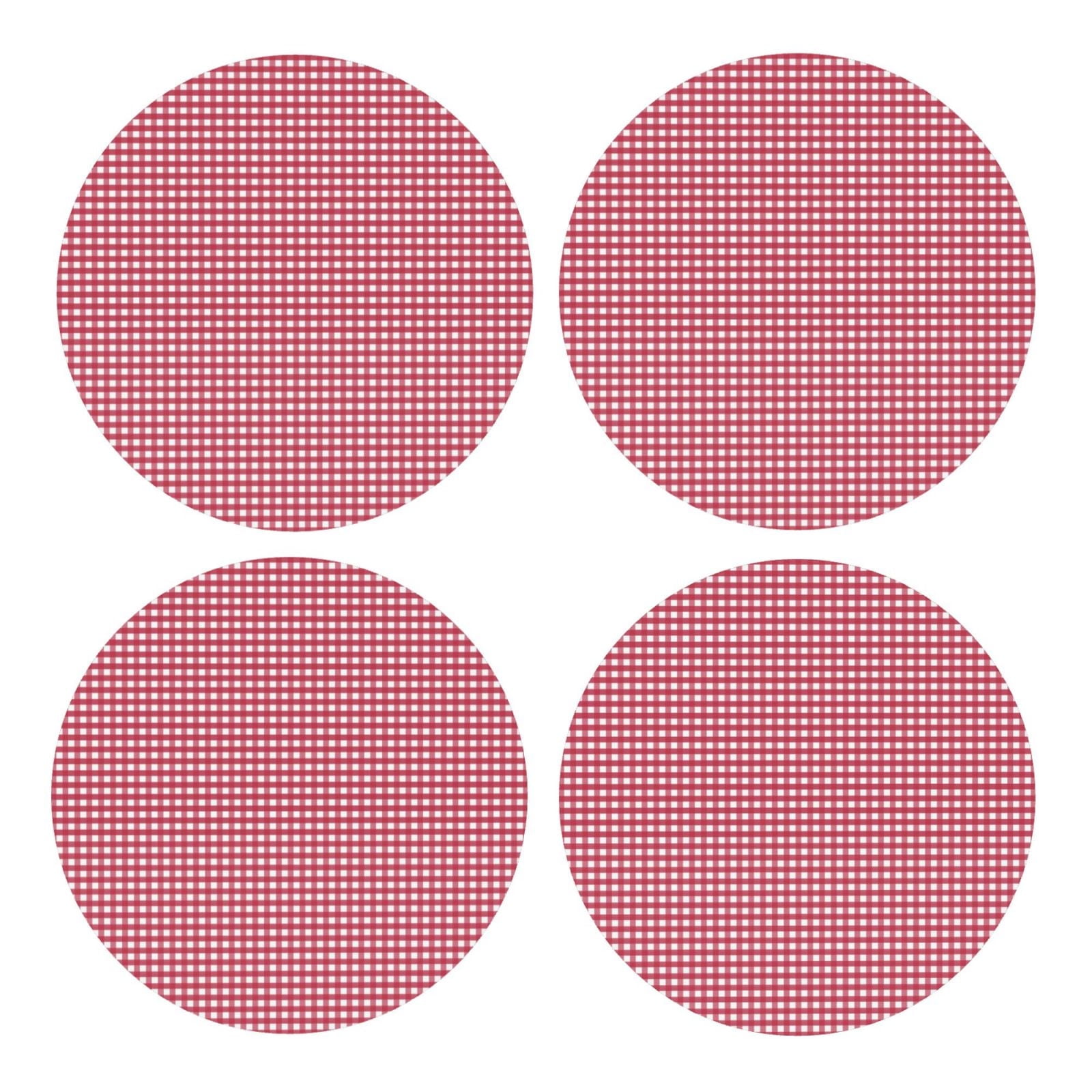 4 Piece Round Mdf Cork Coaster 3.9in Lightweight Durable Easy To Clean ...