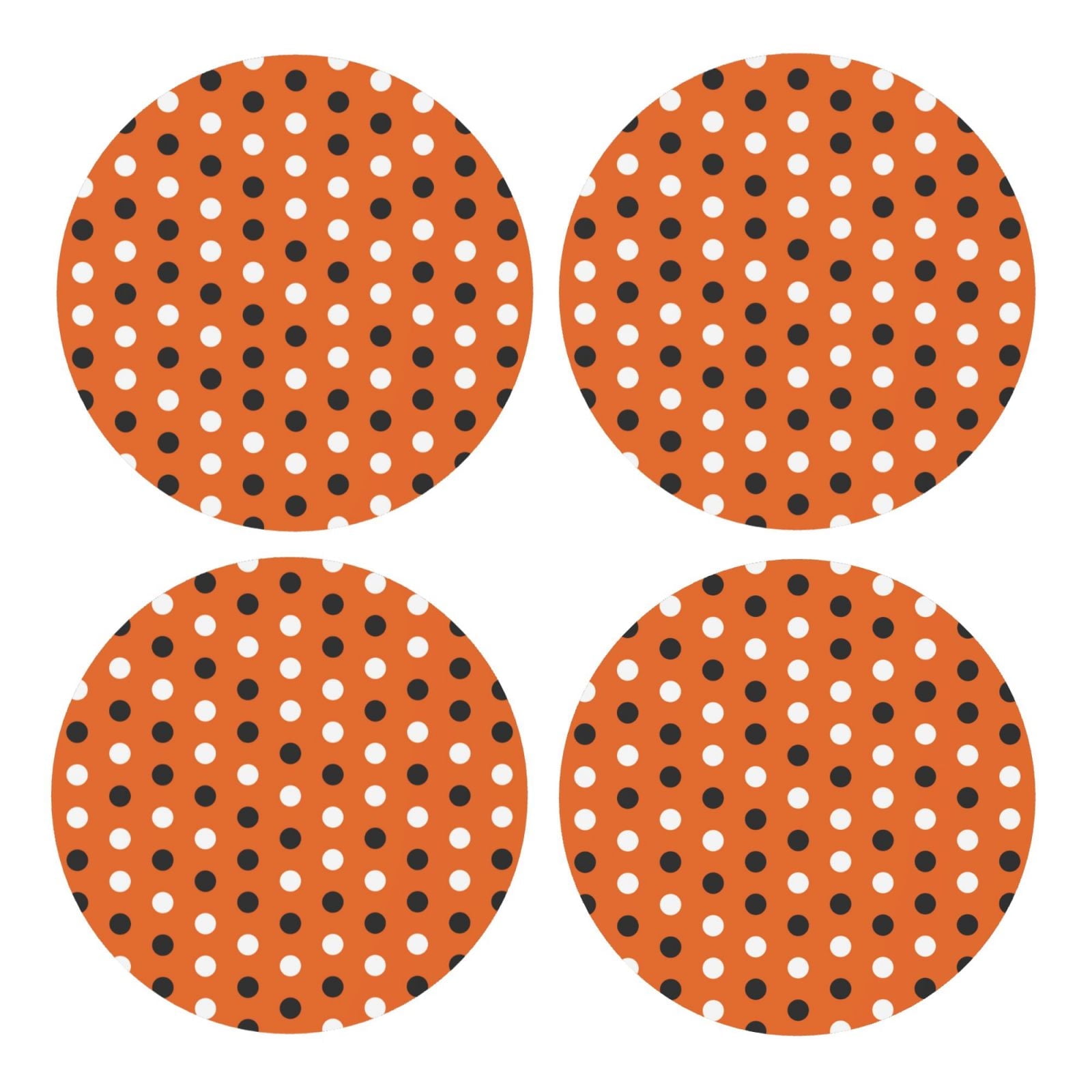 4 Piece Round Mdf Cork Coaster 3.9in Lightweight Durable Easy To Clean ...