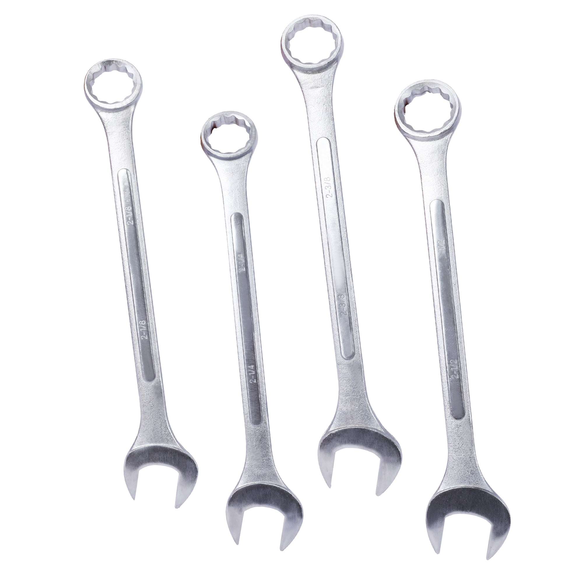 4-Piece SAE Jumbo Combination Wrench Set - Extra Large Wrenches with ...