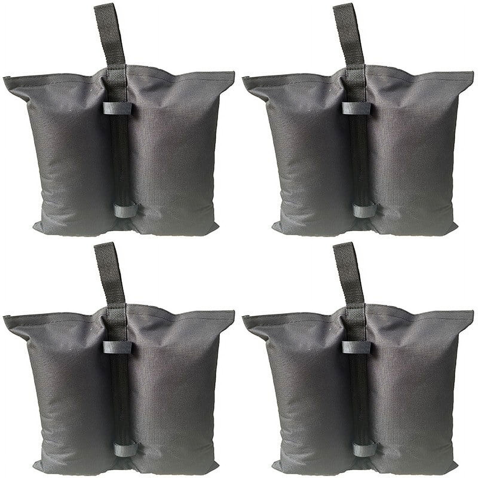 4-Piece Sand Bag Weights for Outdoor Tents, Gazebos, and Sun Shelters ...