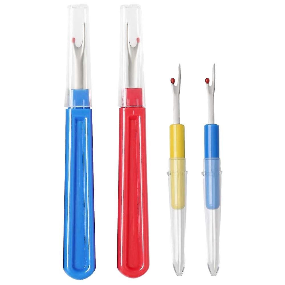 4-Piece Seam Ripper Kit, No. 2 Plastic Seam Needle Absorber Tool to ...