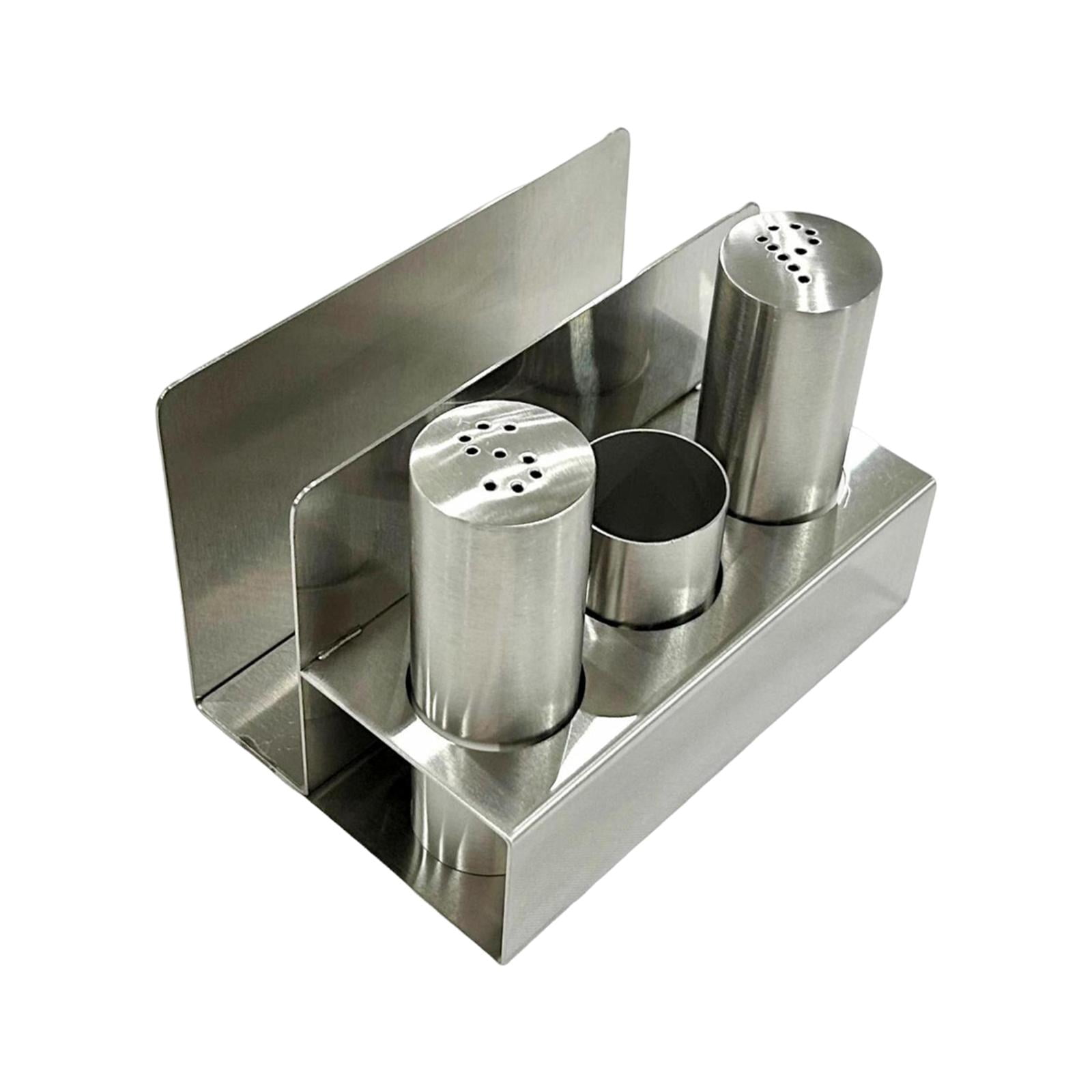 4 Piece Seasoning Container Jar Spice Jar Salt Pepper Shaker Set ...