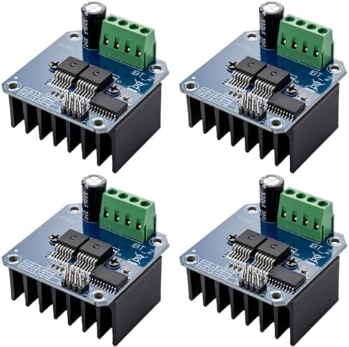 4-Piece Set of BTS7960 43A High-Power Motor Driver Modules, Ideal for ...