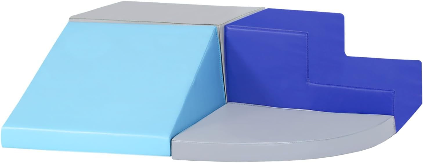 FDW 4-Piece Safe Corner Climbing Toy Foam Playset for Toddlers Aged 1-3 ...