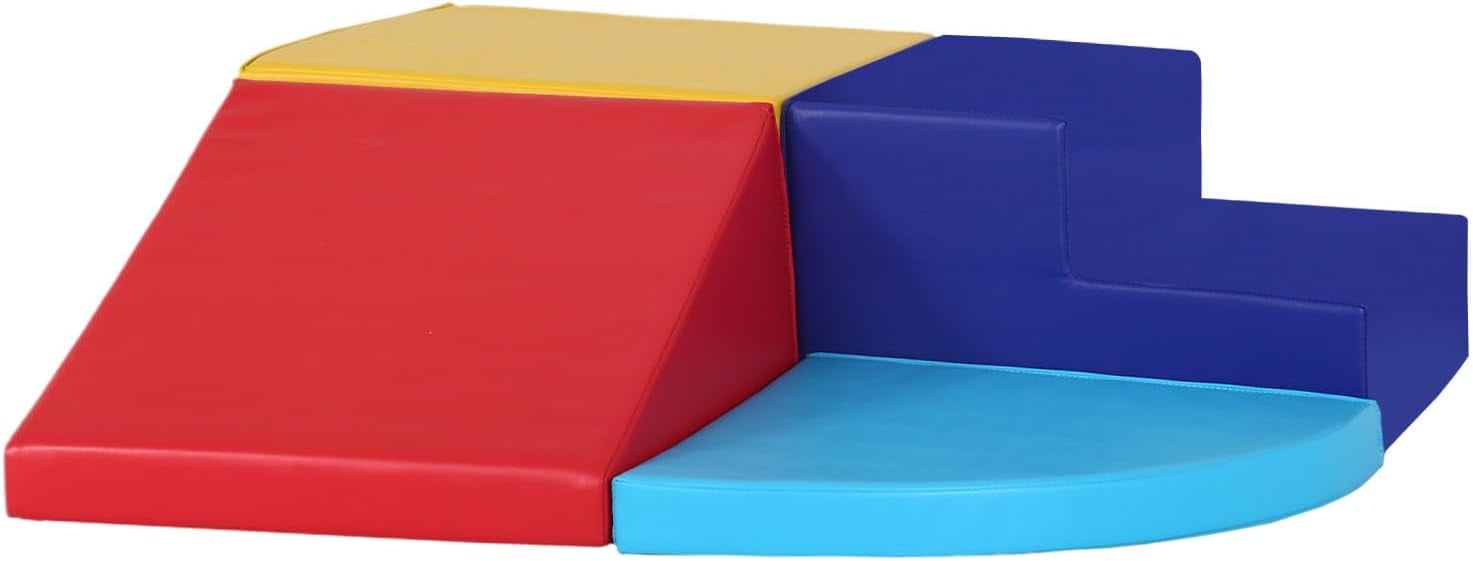 4-Piece Foam Playset: Corner Climber, Crawl & Climb Toys for Toddlers 1 ...