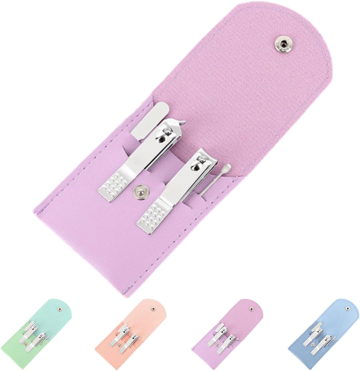 4-Piece Set of Male and Female Nail Clippers,Ergonomic Design ...