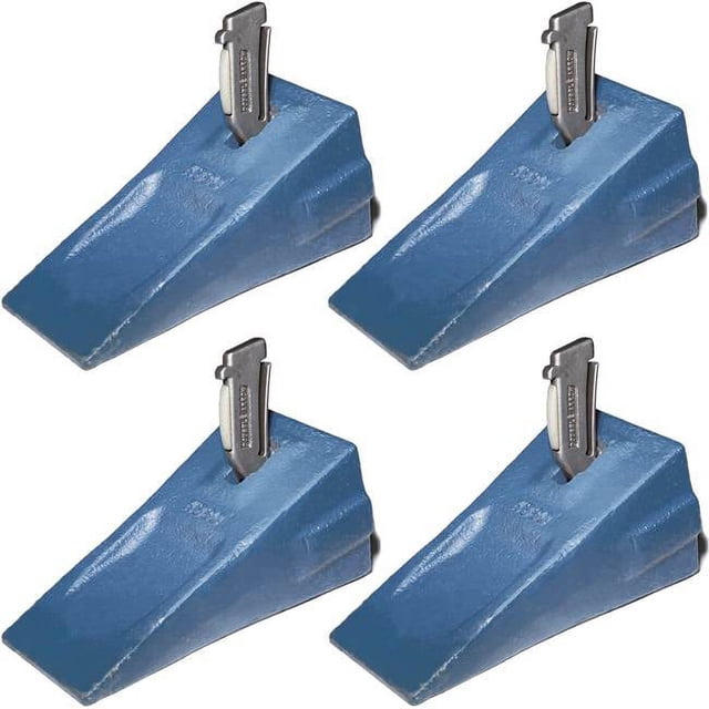 4 Piece Set X330 Bucket Teeth K330S Spring Flex Pin Skid Steer ...
