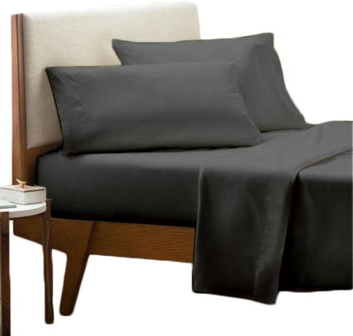 4 Piece Sheet Set (18 Inch) Deep Pocket 1 Fitted Sheet, 1 Flat Sheet ...
