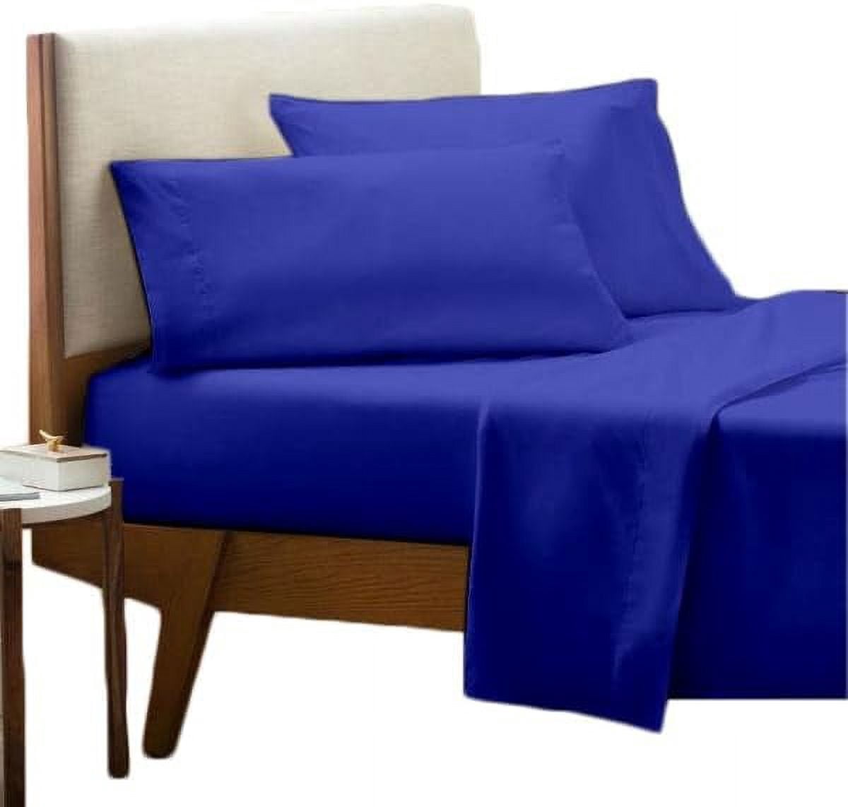 4 Piece Sheet Set (18 Inch) Deep Pocket 1 Fitted Sheet, 1 Flat Sheet ...