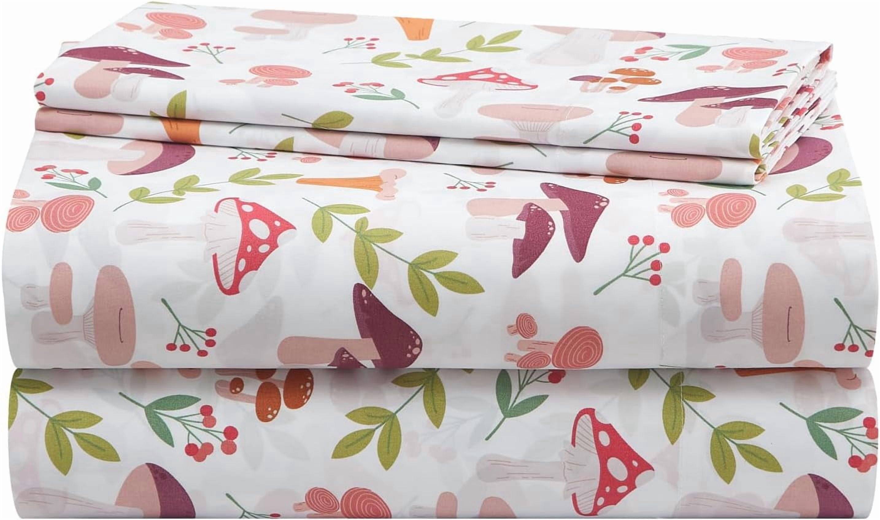 4 Piece Sheet Set, Including Top Sheet, Fitted Sheet and 2 Pillow Cases ...