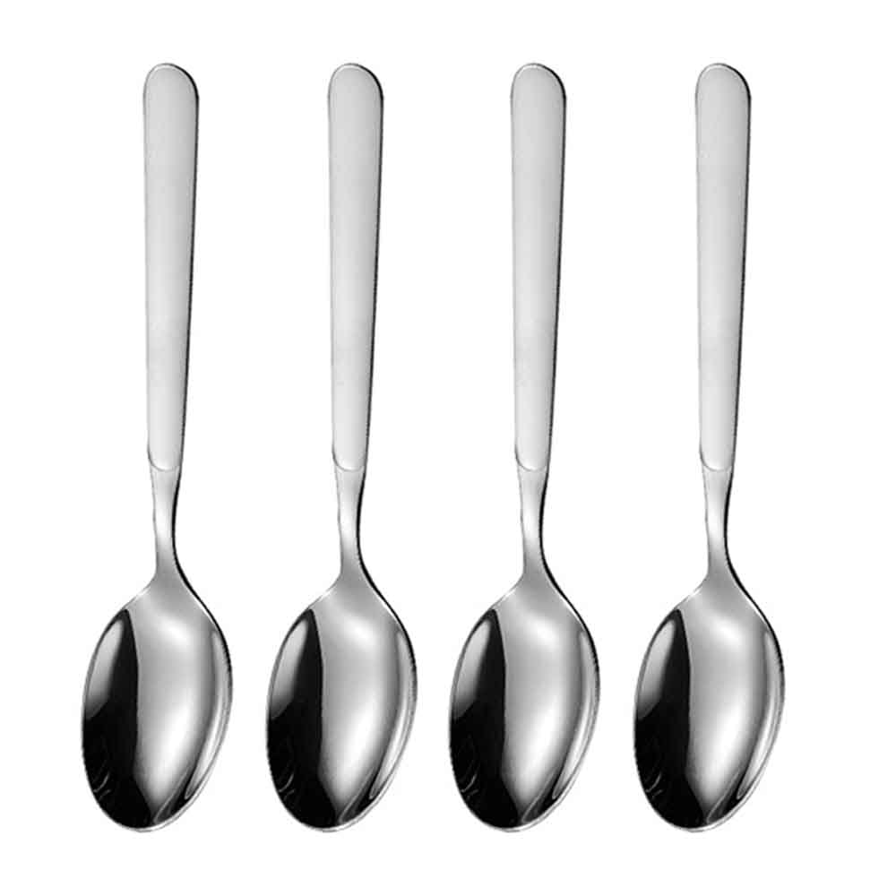 4-Piece Silverware Dinner Spoon set, Stainless Stainless Steel Spoons ...