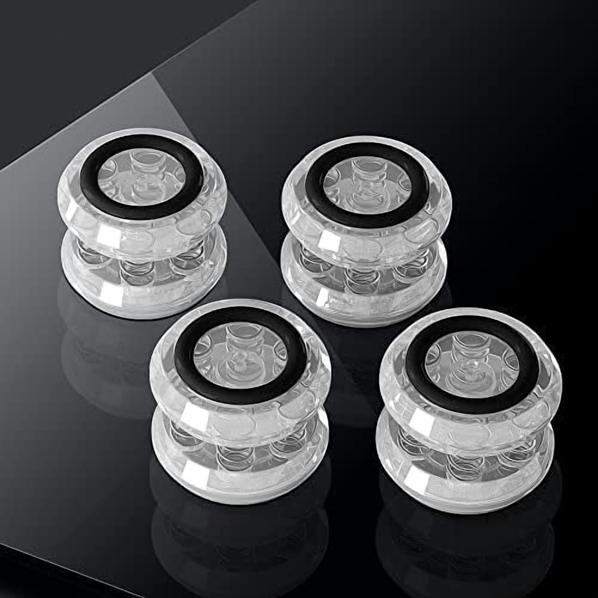 4 Piece Spring Isolation pad Shock Absorber pad Speaker Stand for HiFi ...
