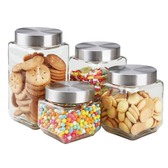 4 piece kitchen canister sets