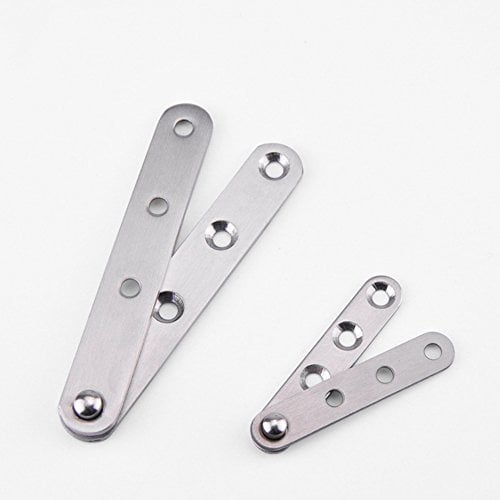 4 Piece Stainless Steel 360 Degree Rotating Concealed Hinges, Door ...