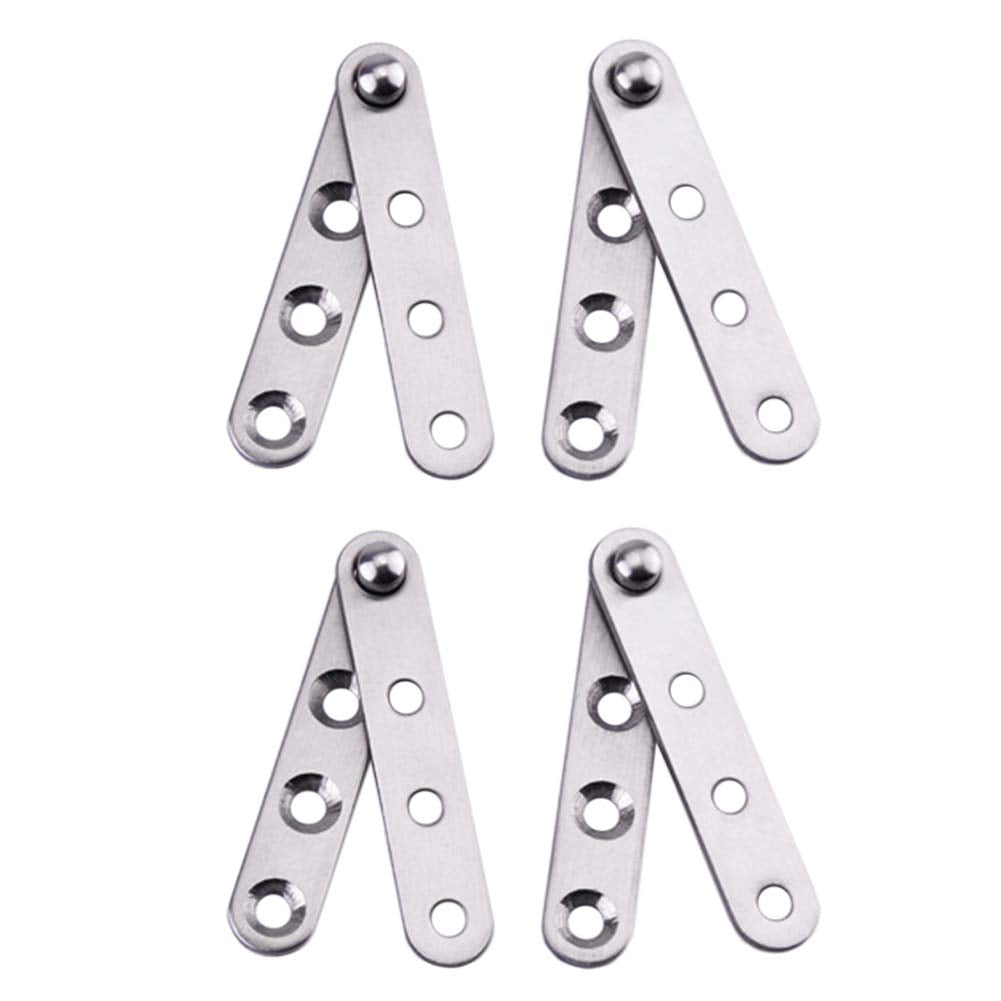4 Piece Stainless Steel 360 Degree Rotating Concealed Hinges, Door ...
