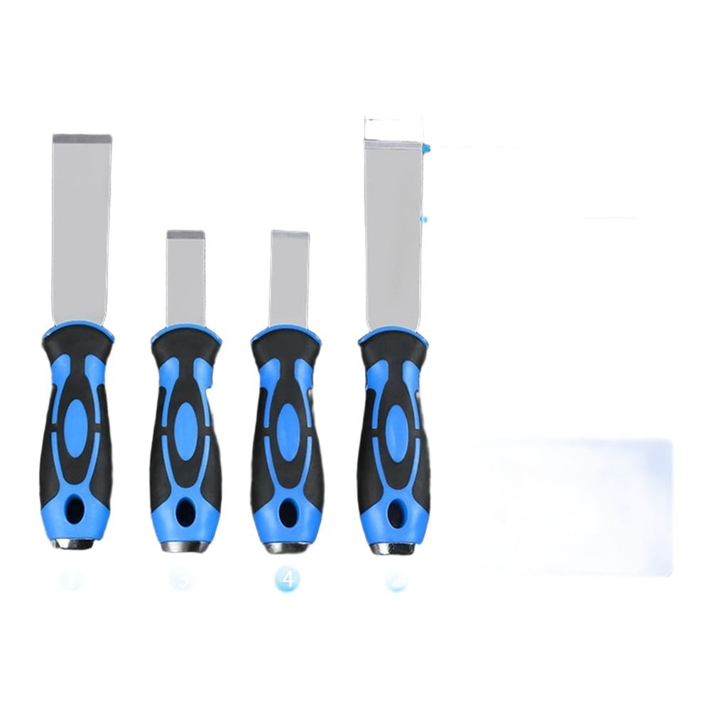4 Piece Stainless Steel Putty Scraper Set For Wall Scraping Paint ...