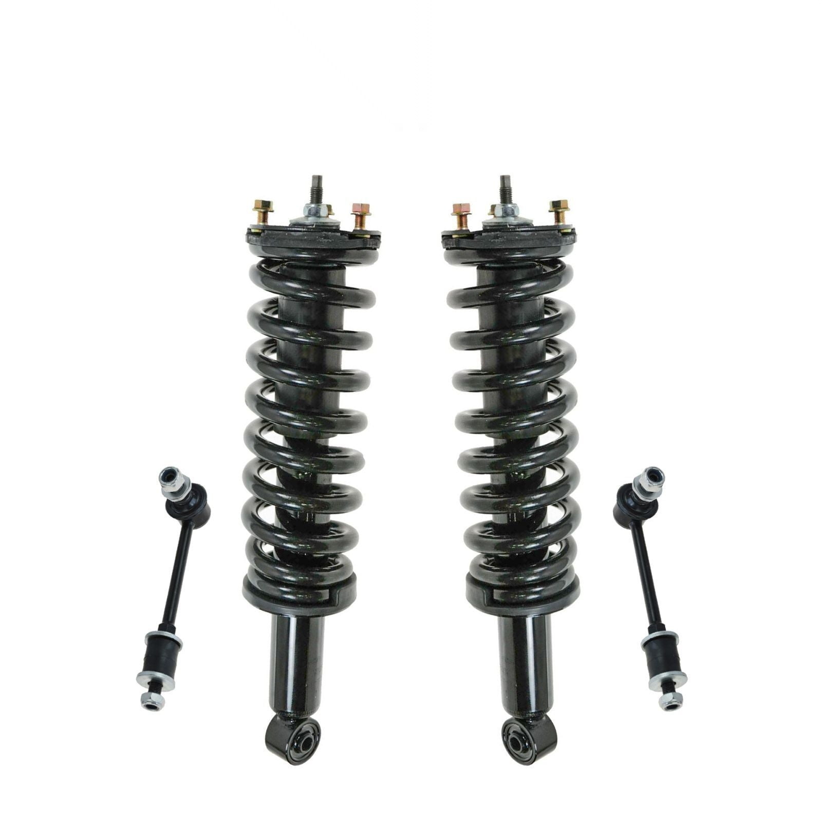 4 Piece Strut Coil for Spring Assembly Sway Bar End LH RH for 4 for ...