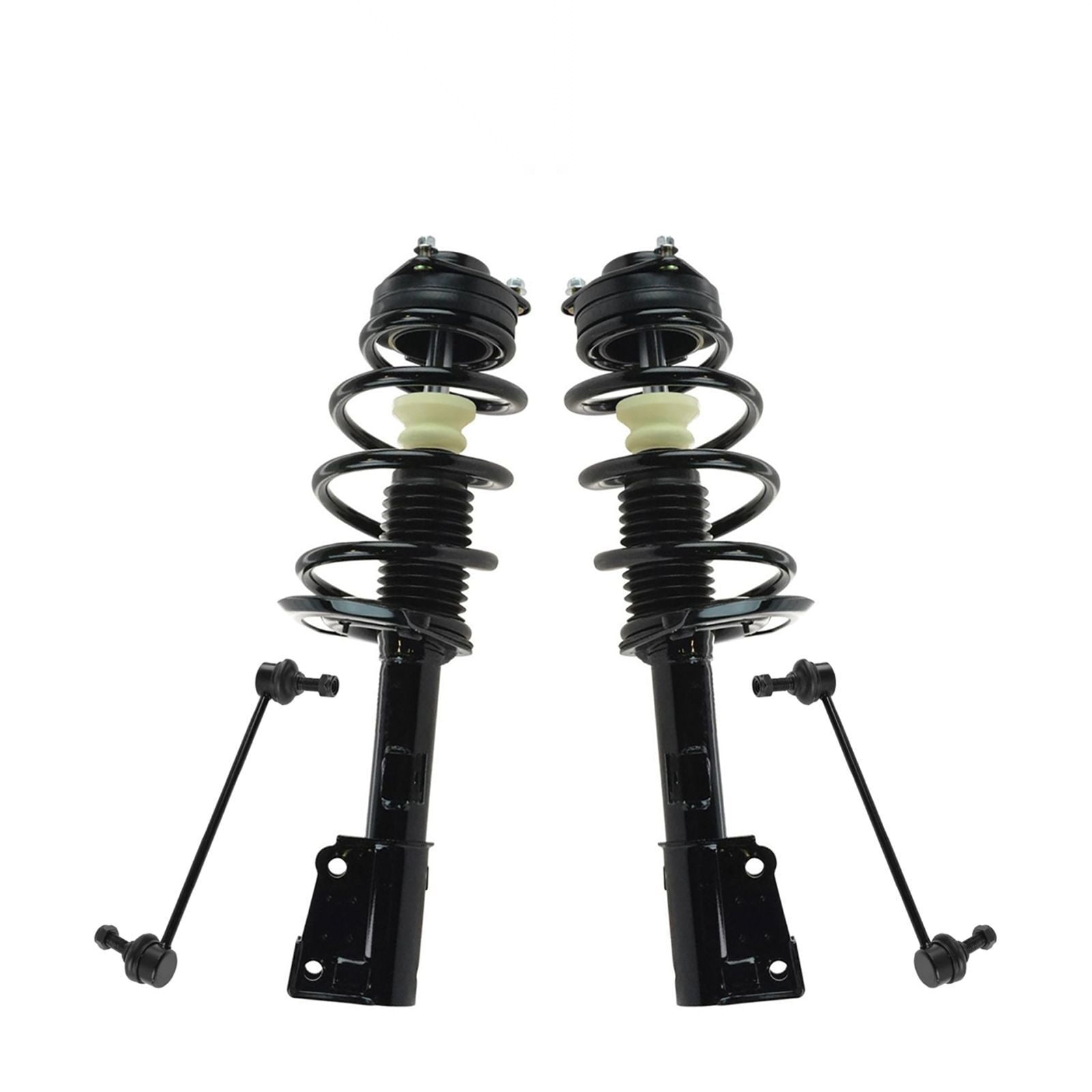 4 Piece Suspension Kit Complete Strut & for Spring Assemblies Sway Bar ...