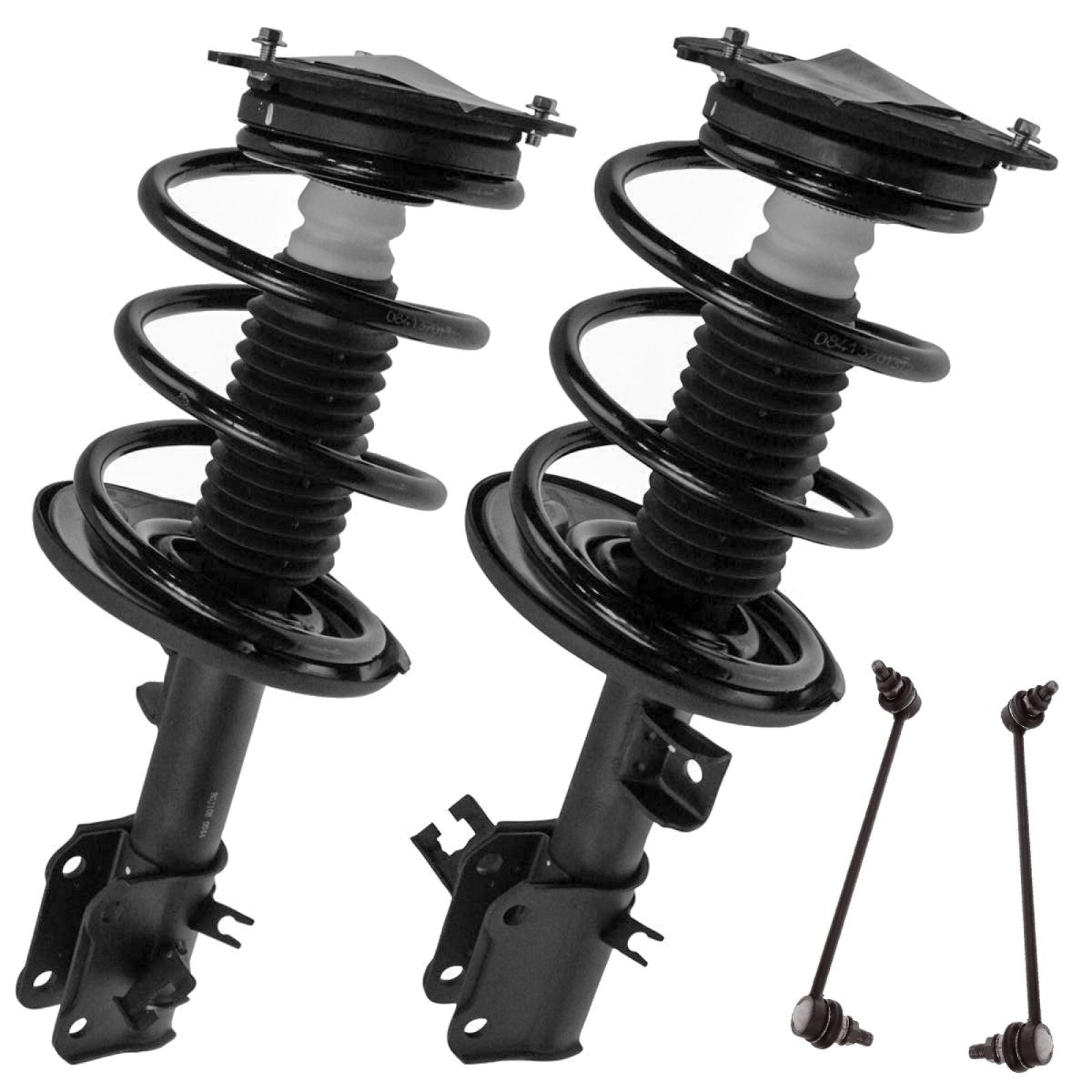4 Piece Suspension Kit Loaded Complete Strut Assemblies Sway Bar End ...