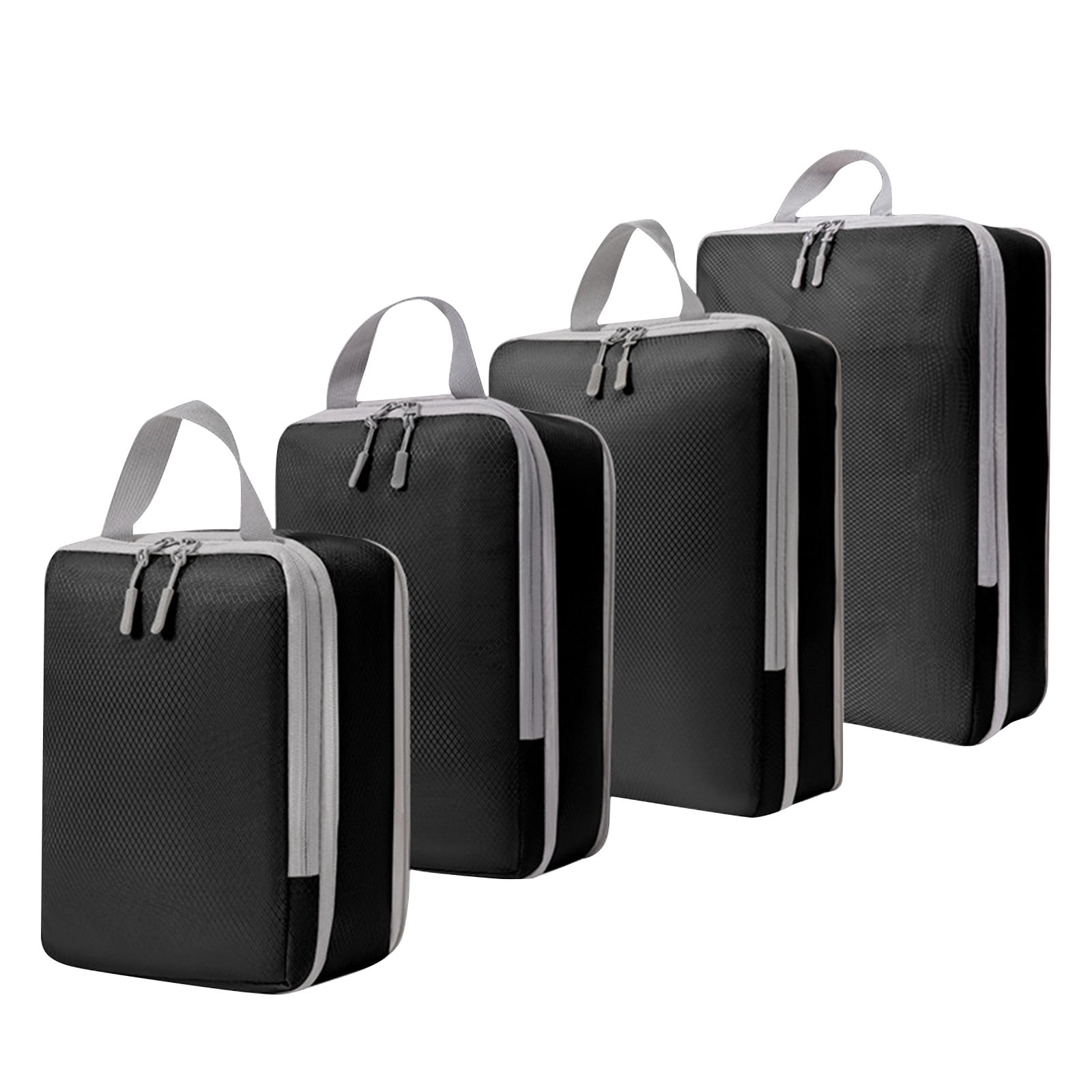 4-Piece Travel Packing Cubes Set, Lightweight Luggage Organizers with ...