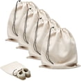 4-Piece Travel Shoe Bags for Packing, 17.7" x 13.8" Dustproof Shoe Bags ...