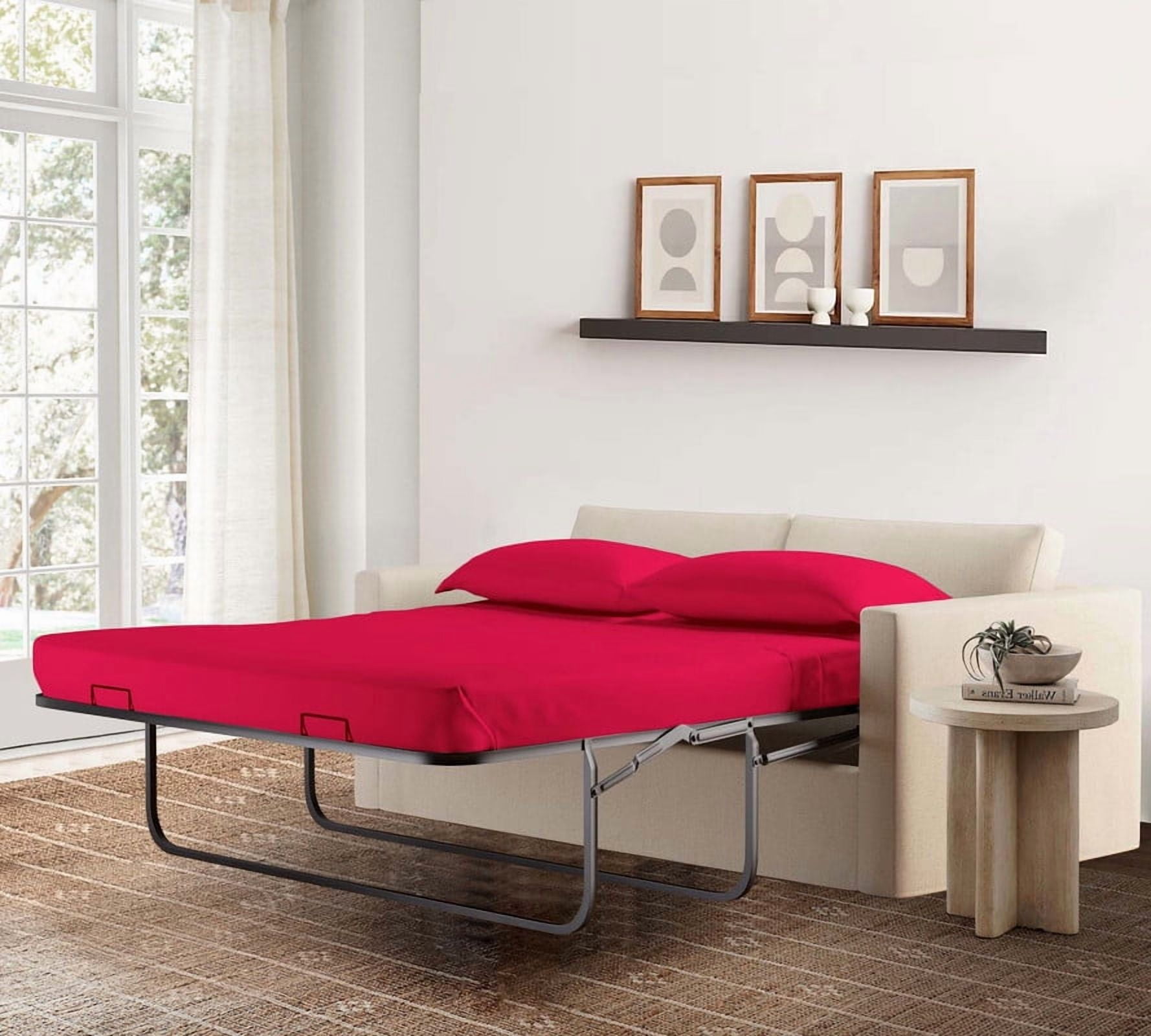 4-Piece Twin Sleeper Sofa Sheet Set, 100% Egyptian Cotton, 800 Thread ...