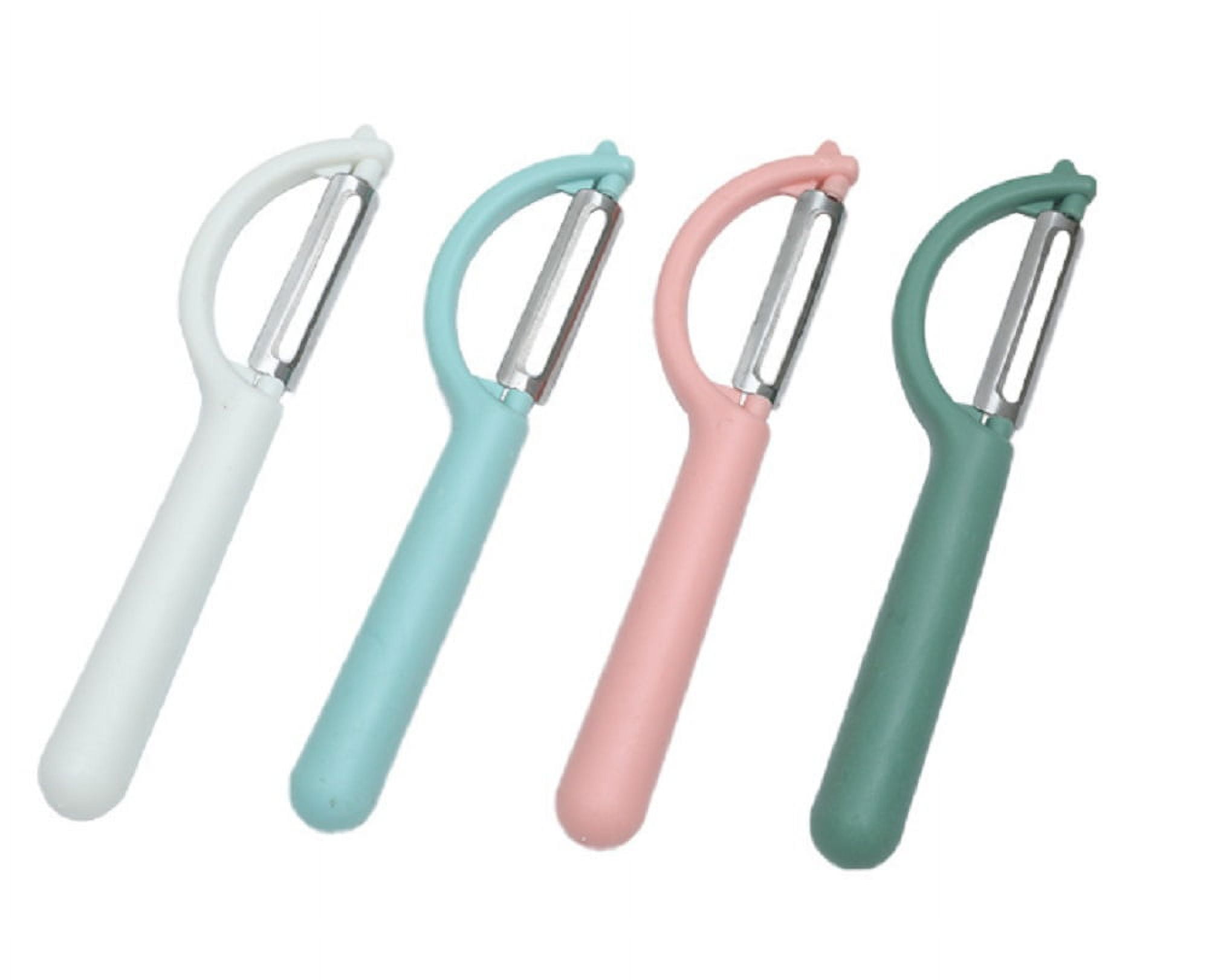 TIKA 4-Piece Ultra Sharp Stainless Steel Kitchen Peeler Set for Fruits ...