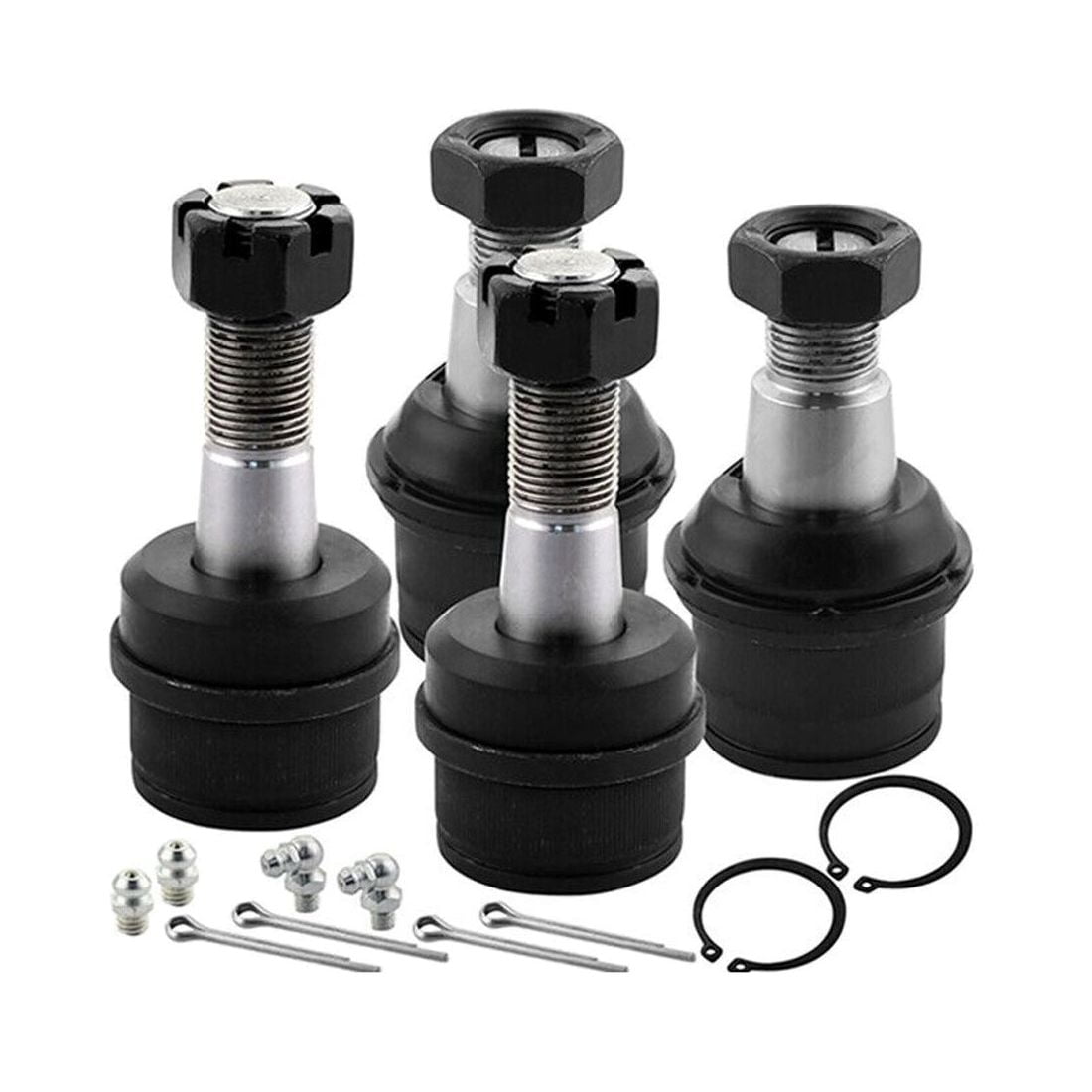 4-Piece Upper and Lower Ball Joints Set for Heavy-Duty Suspension ...