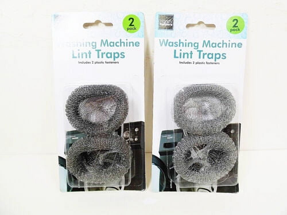 4 Piece Washing Machine Drain Hose Lint Traps - Walmart.com