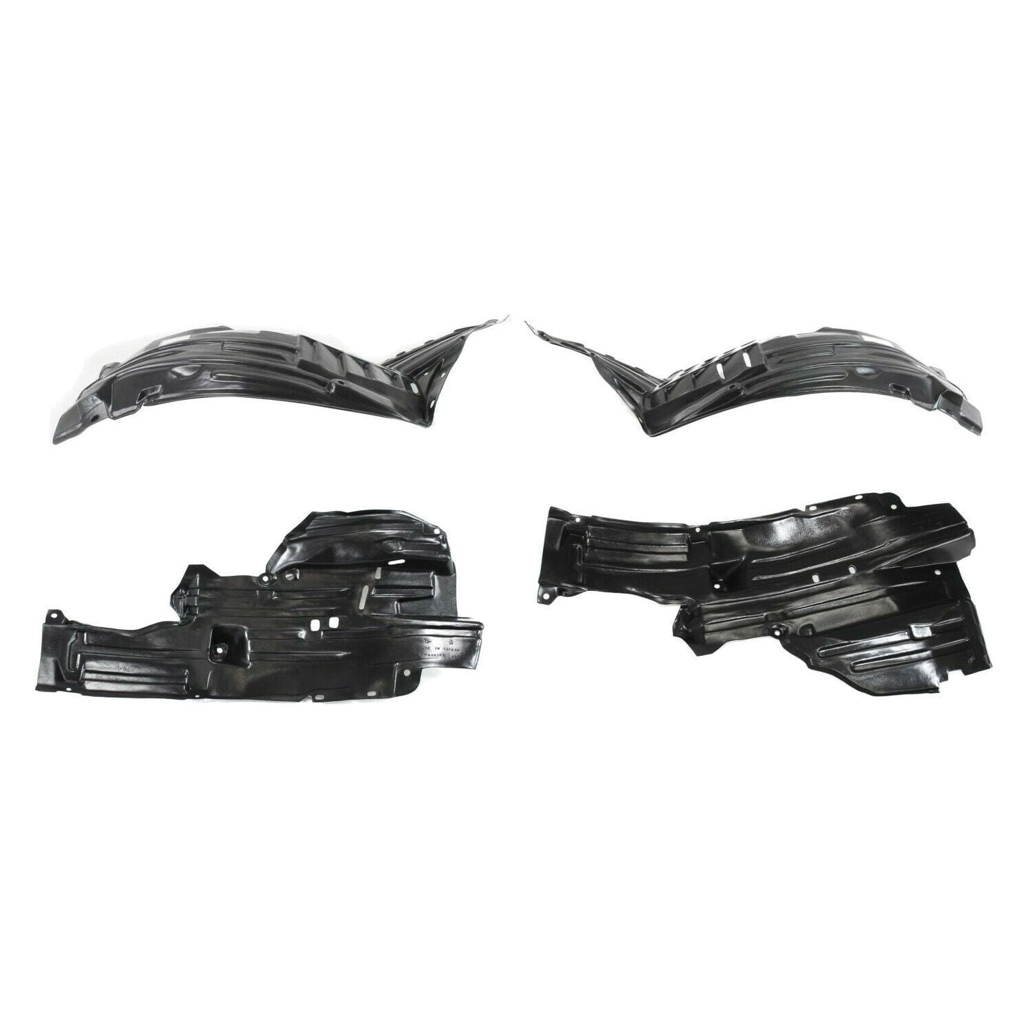 4-Piece Wheel Liner Set - Front and Rear Left Driver Right Passenger ...