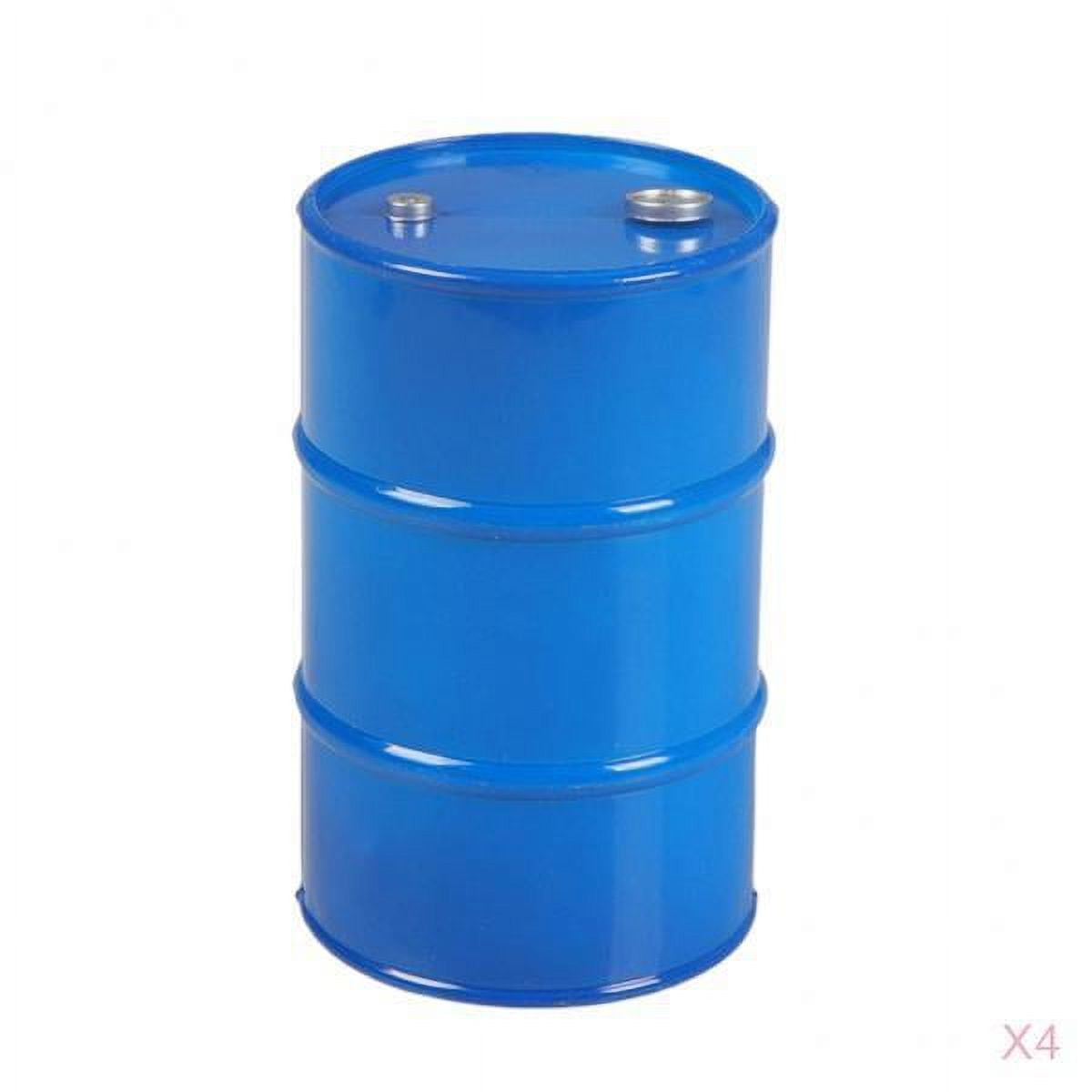 4 Pieces 1:10 Oil Container Oil Drum Mini Fuel Tank Oil Drum Spare ...