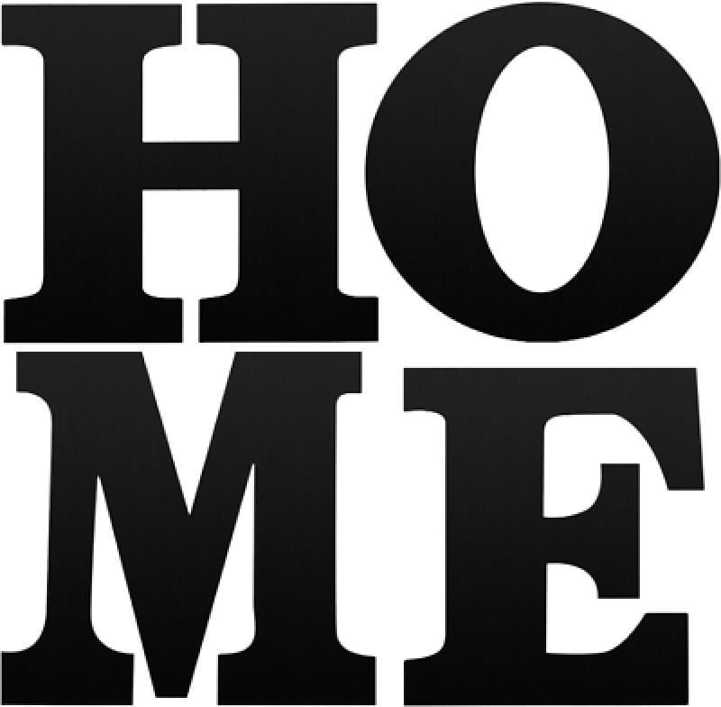 4 Pieces 12 Inch Home Sign Wooden Home Letters Wall Hanging Large Home ...