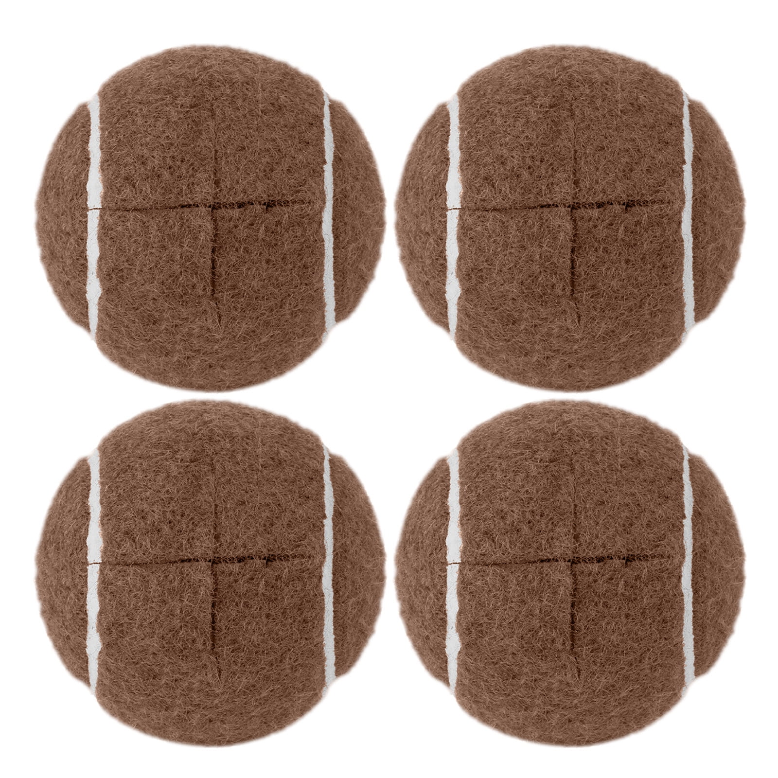 4 Pieces 2.56 Inch Heavy Duty Precut Tennis Balls for Chairs Tennis ...