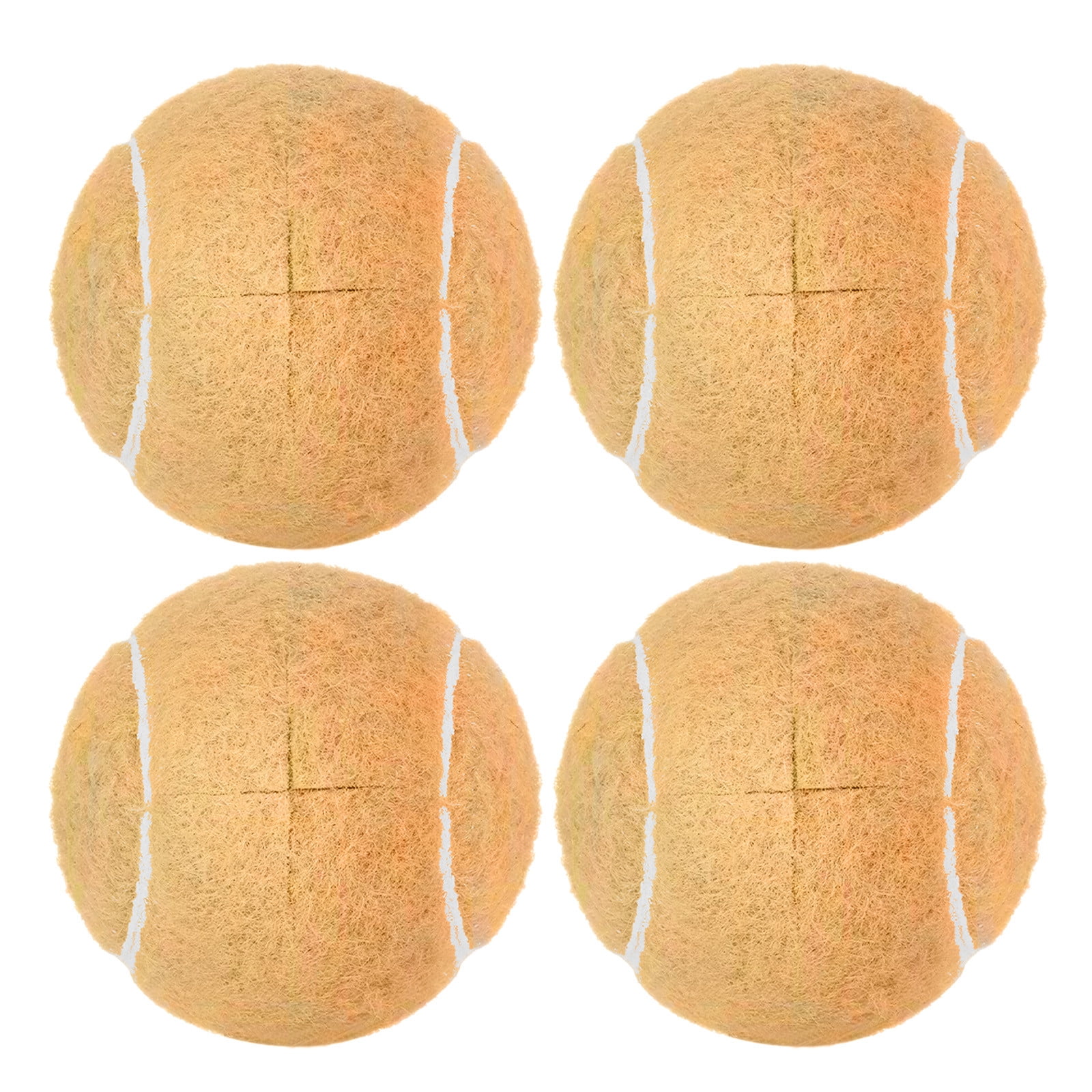 4 Pieces 2.56 Inch Heavy Duty Precut Tennis Balls for Chairs Tennis ...