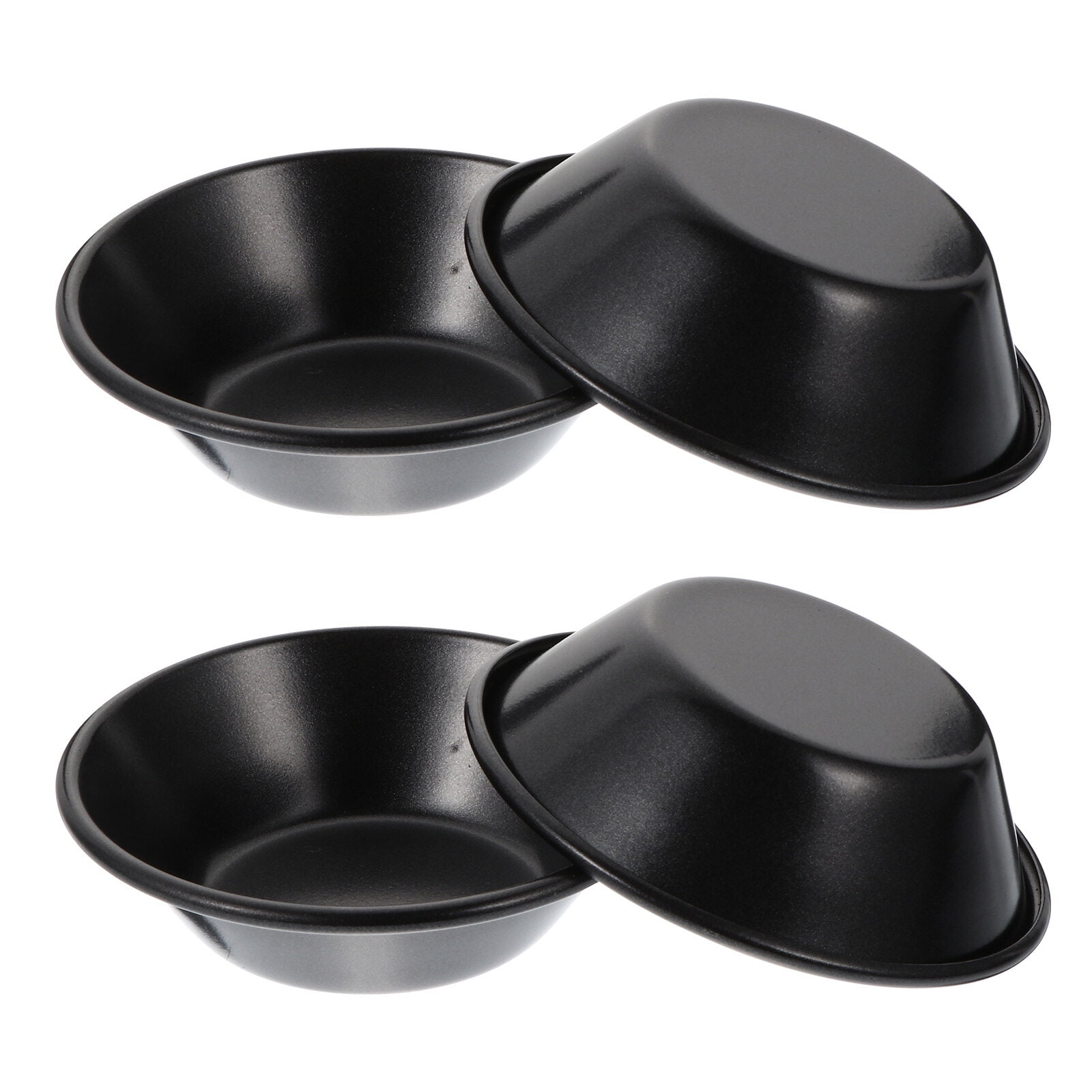 Foxnovo Mini Pie Pans, 4 Pieces, 3 Inch Nonstick Carbon Steel Baking ...