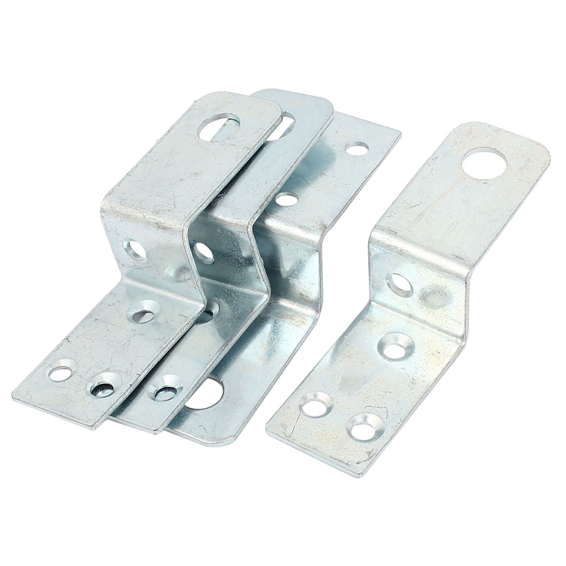 Unique Bargains Z-Shaped Furniture Angle Brackets, 36mm x 34mm, Silver ...