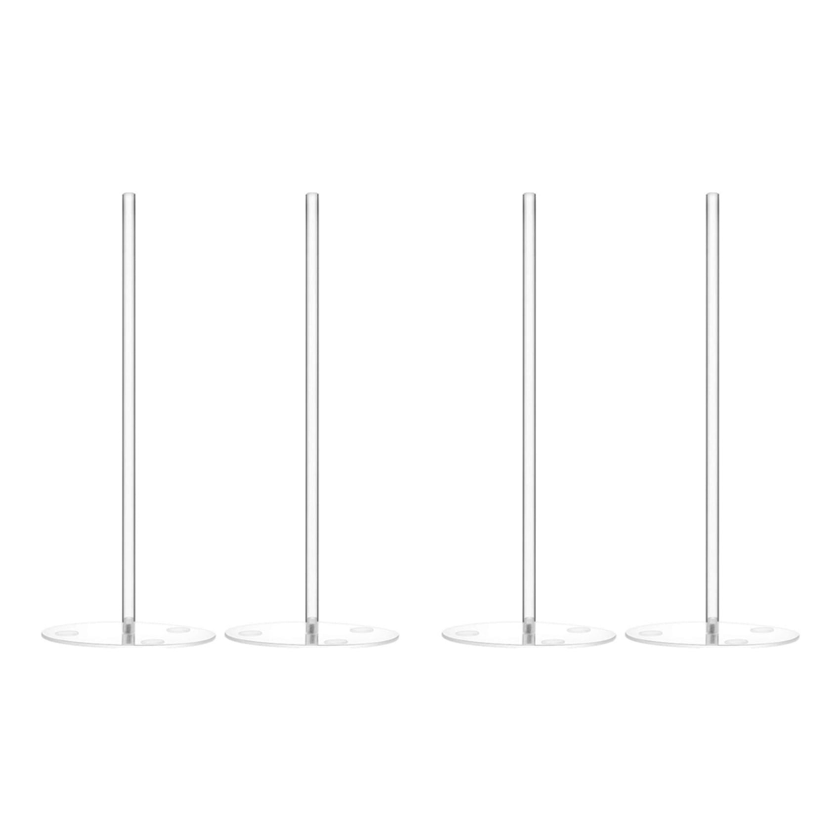 4 Pieces Acrylic Donut Stands Clear Bagels 5.9 Inch Round Stand Holder ...