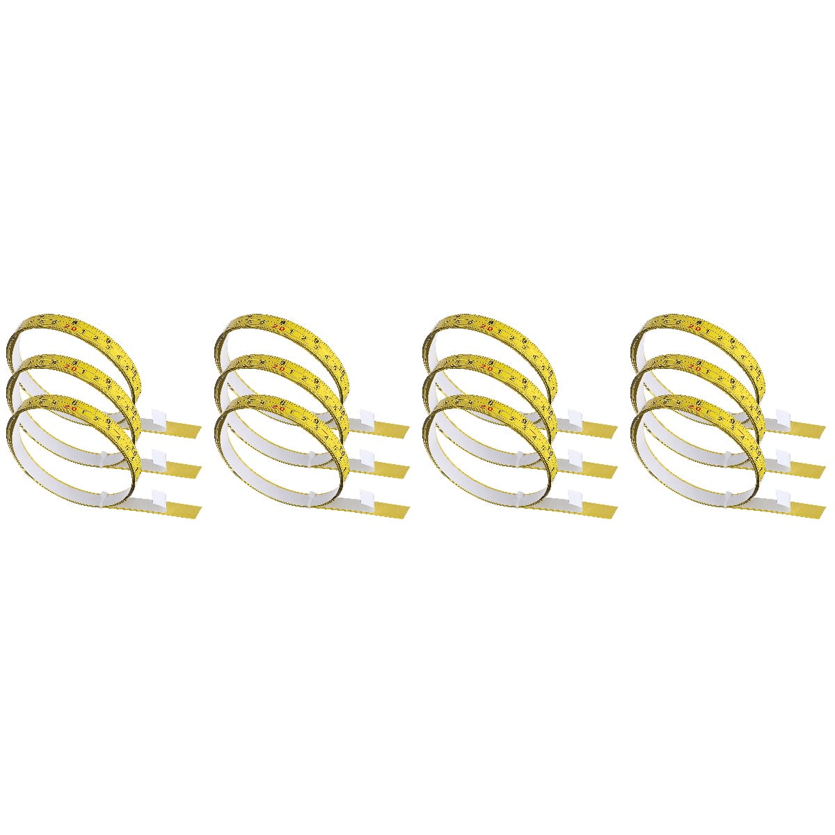 4 Pieces Adhesive Ruler Clear Marking Measuring Tape Work - Walmart.com