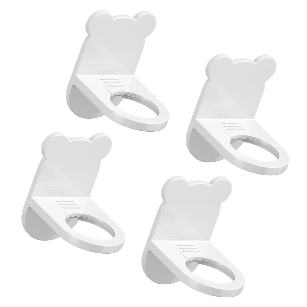 4 Pieces Adhesive Soap Bottle Holders for Bathroom and Kitchen Shampoo ...