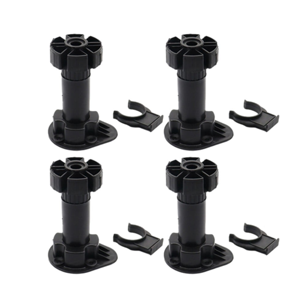 4 Pieces Adjustable Furniture Feet Stand 80mm 100mm 120mm for Cabinet ...