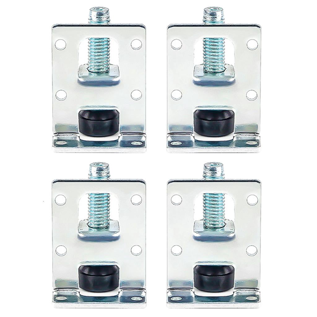 4 Pieces Adjustable Furniture Leveler Legs Load Foot Cold Rolled Steel ...