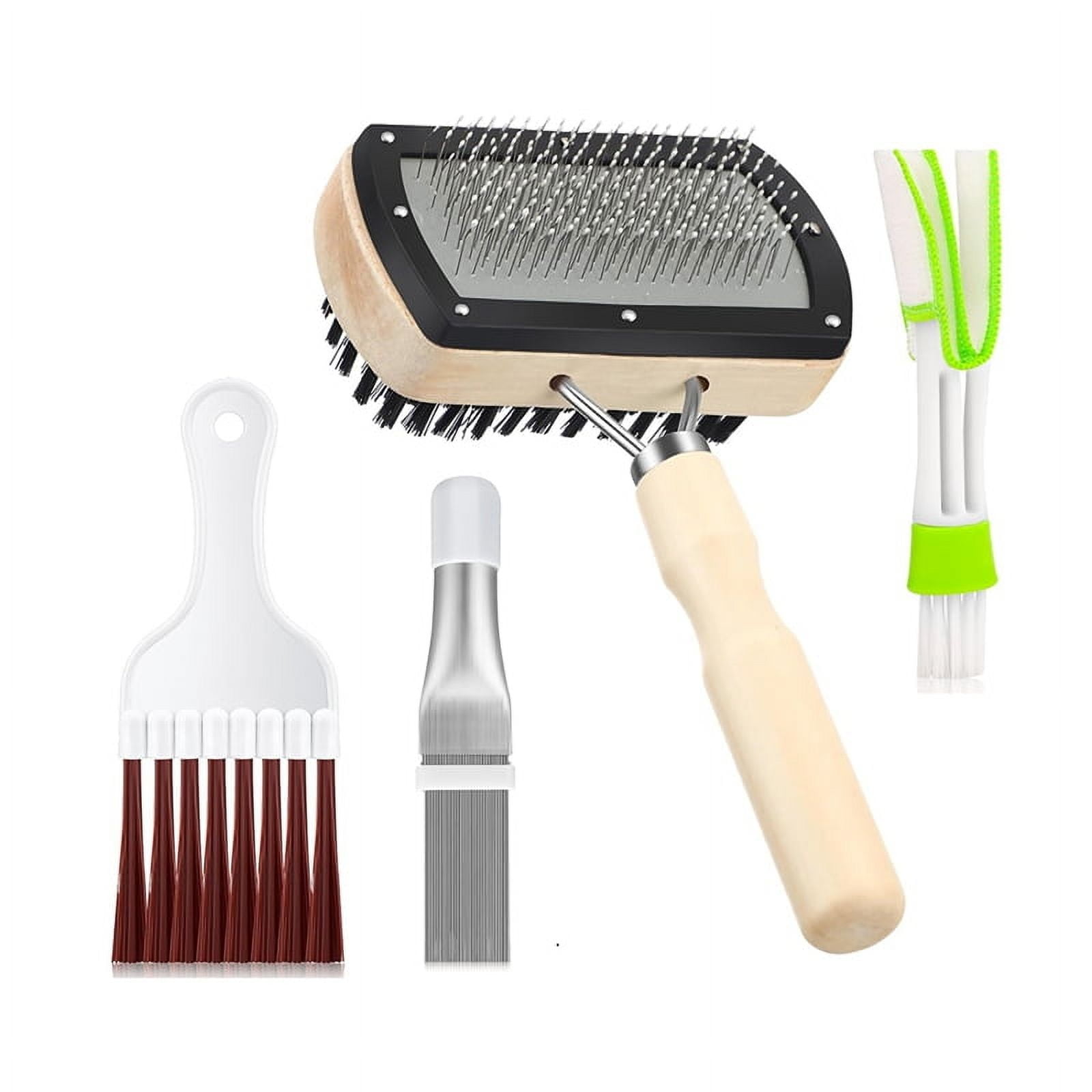 4 Pieces Air Conditioner Condenser Fin Cleaning Brush, AC Coil Cleaner ...