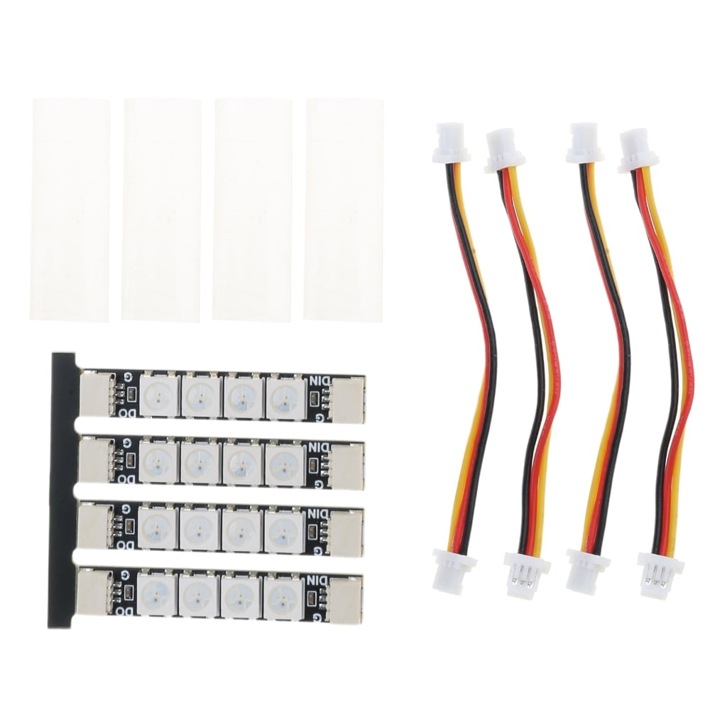 4 Pieces Arm LED Lights, 2812 Programmable Arm Light Strips for FPV ...
