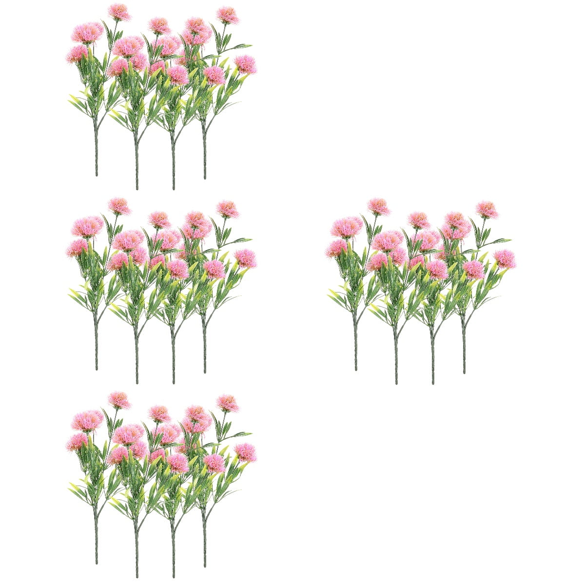 4 Pieces Artificial Dandelion Fake Plants Faux Flowers Pink - Walmart.com
