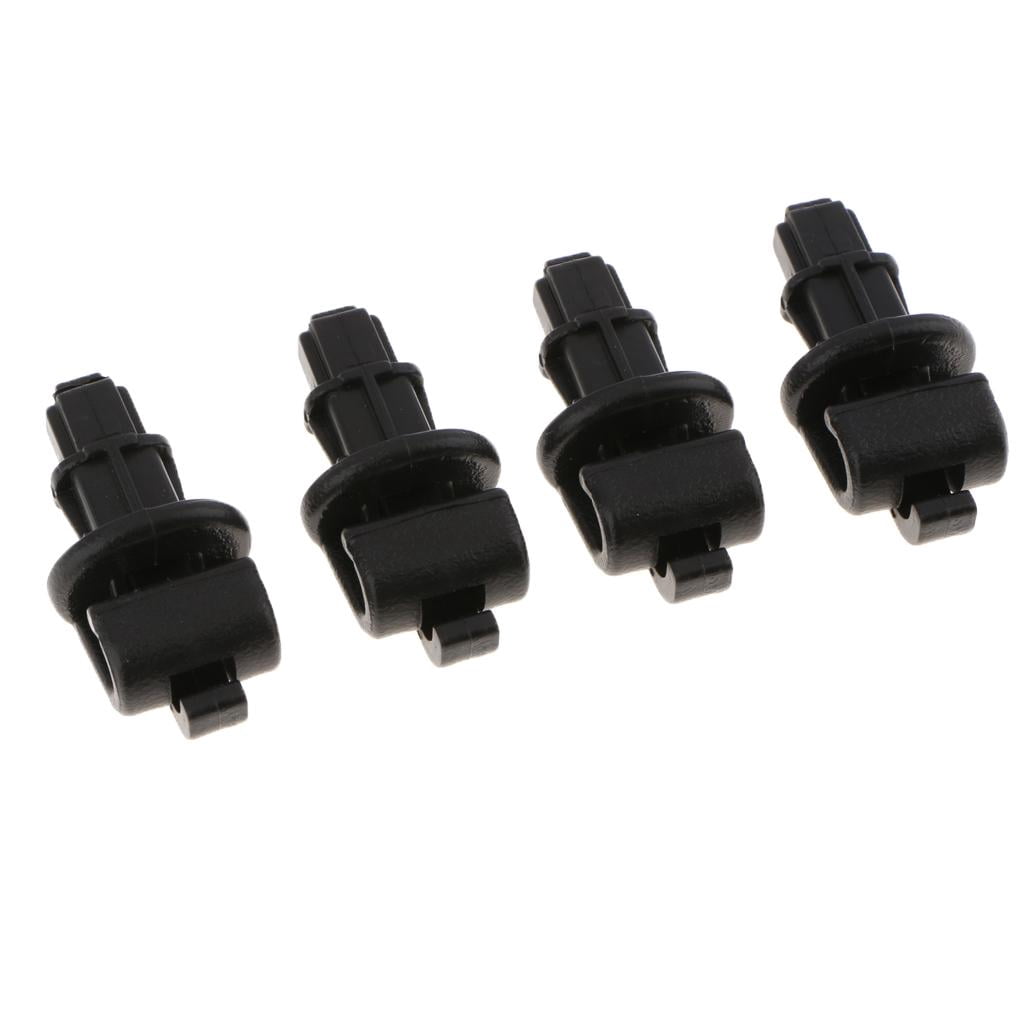 4 Pieces Automotive Sliding Sun Shade Holder Hook Clips for - Walmart.com